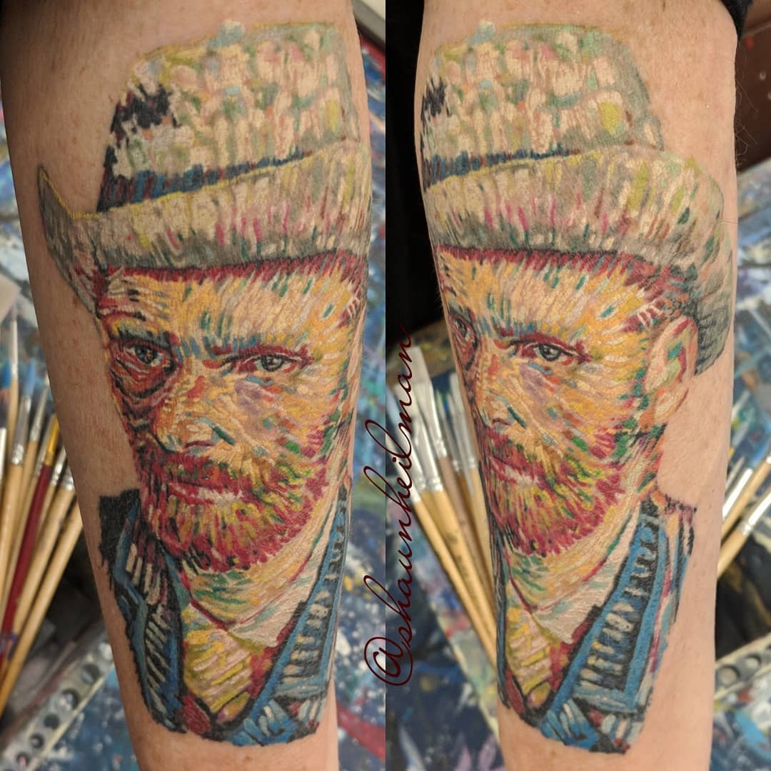 tattoo-van-gogh-shaunheilmantattoos - INSPI