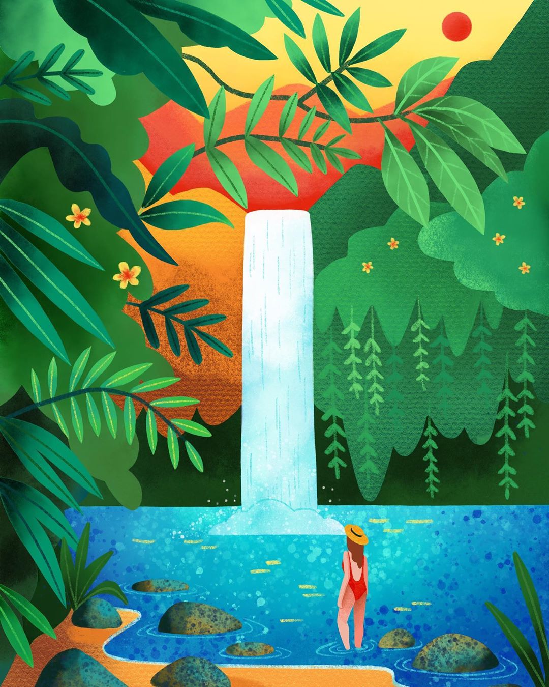 A artista que viaja o mundo e ilustra os lugares por onde passa