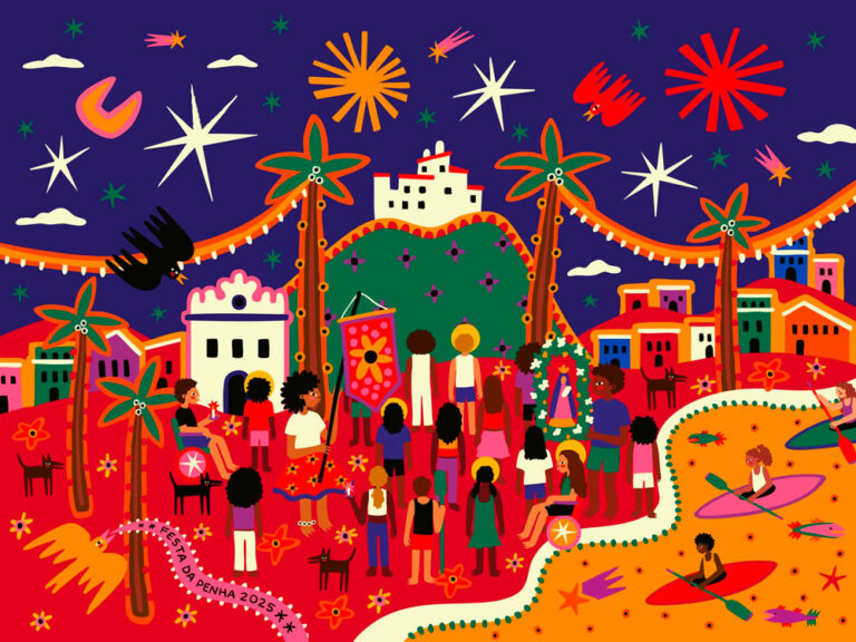 Festa da Penha 2025 lança identidade visual com arte de Amanda Lobos